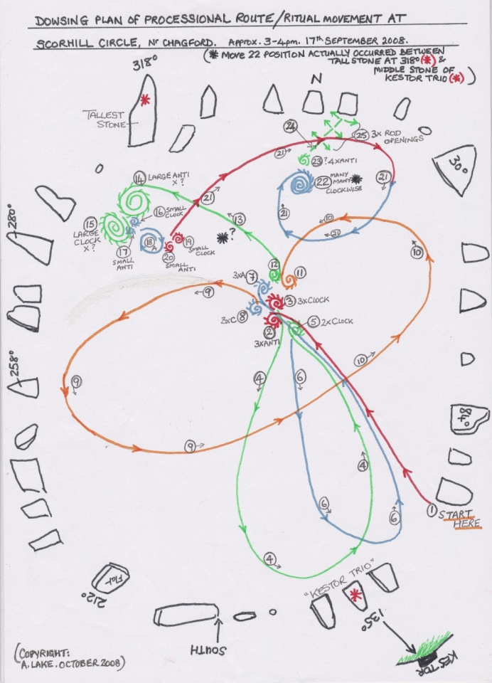 Scorhill [Gidleigh Circle; Turner G6 Butler (map 38.8)] Stone Circle ...