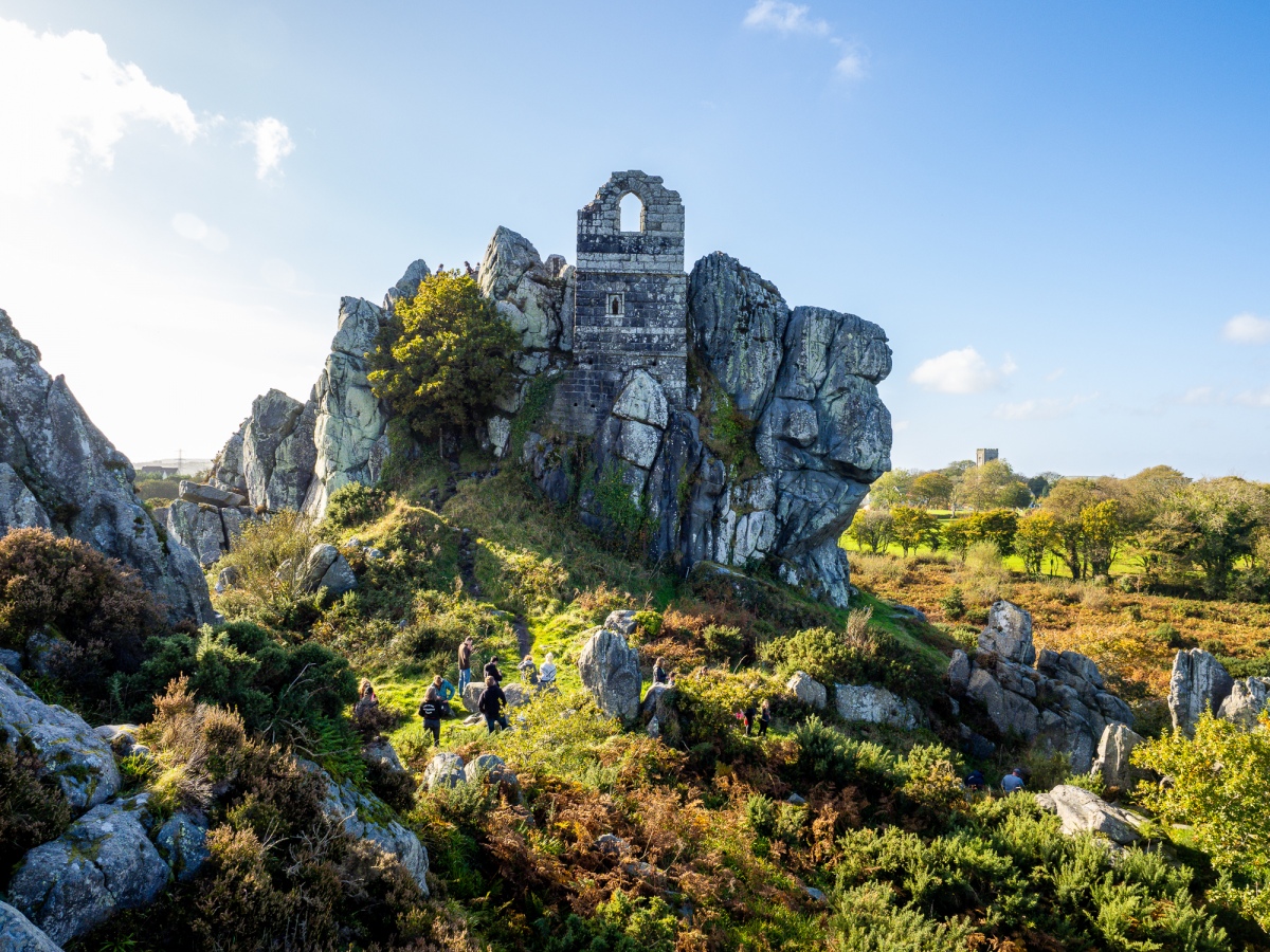 Roche Rock Rock Outcrop : The Megalithic Portal and Megalith Map: