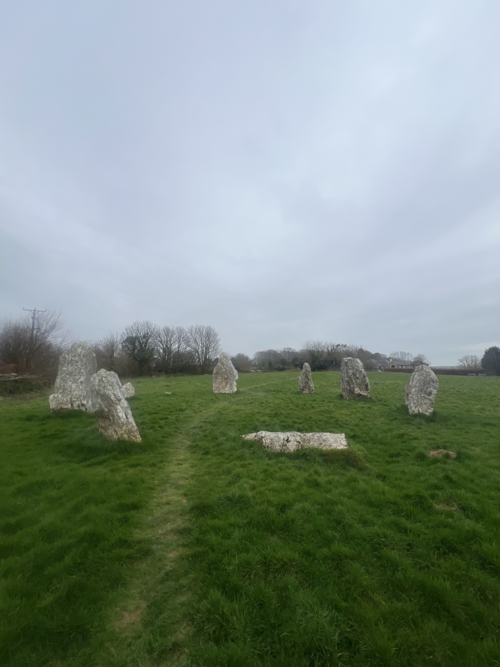 Duloe Stone Circle : The Megalithic Portal and Megalith Map: