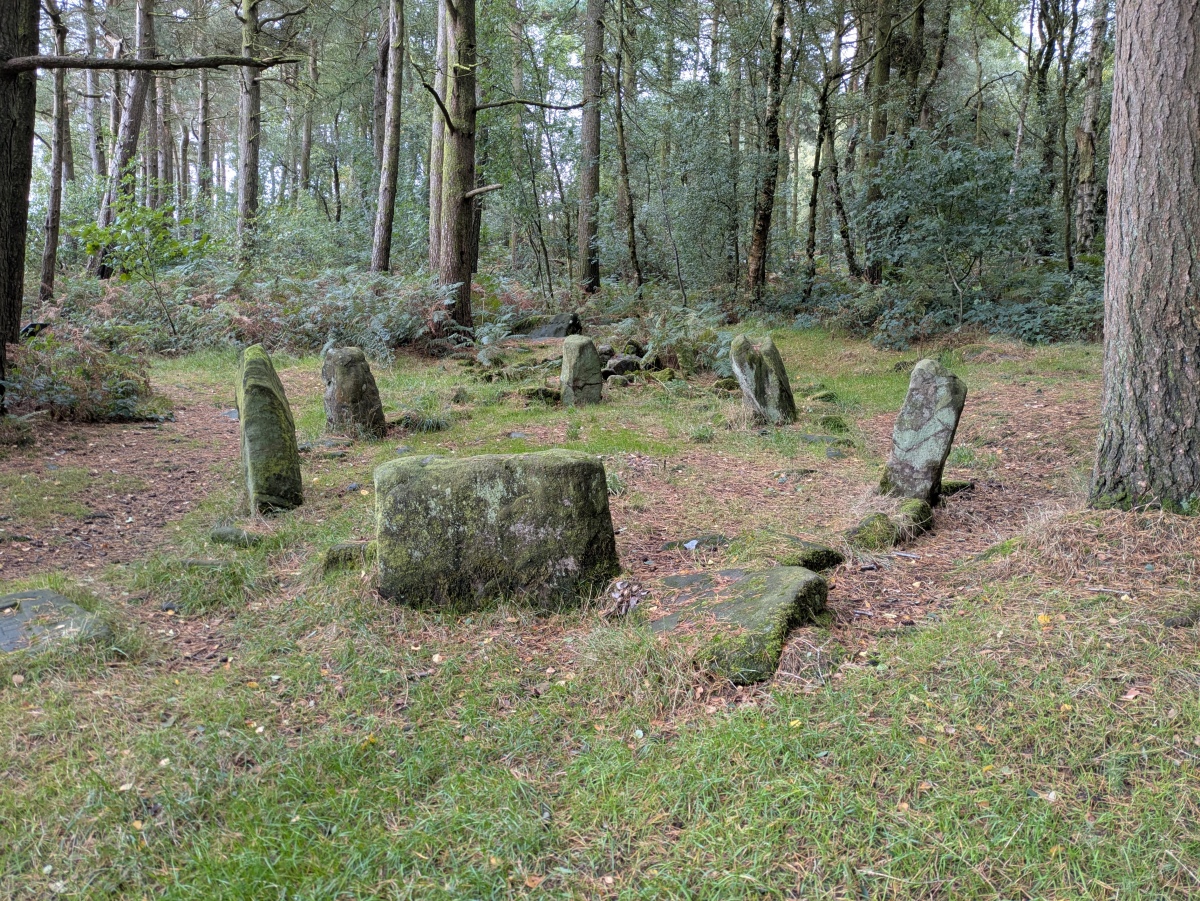 Doll Tor Stone Circle : The Megalithic Portal and Megalith Map: