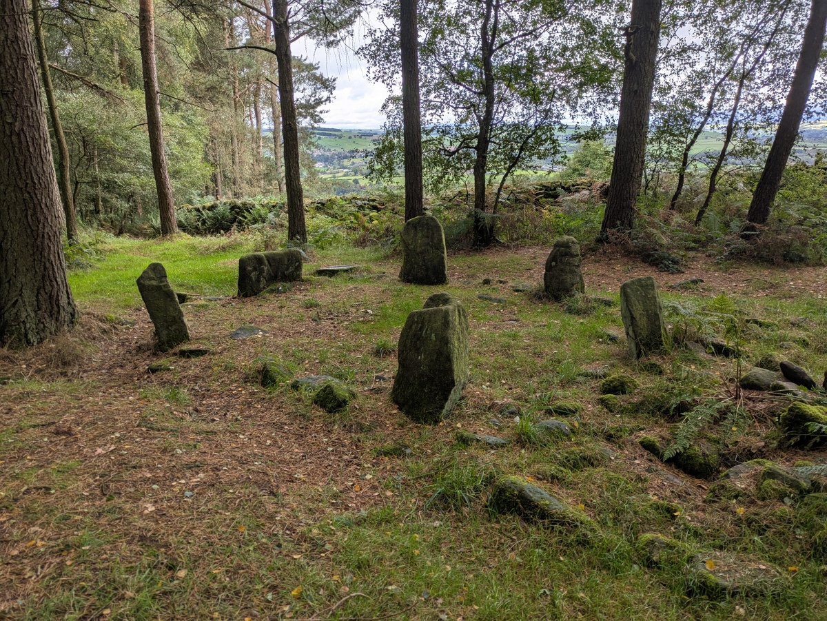 Doll Tor Stone Circle : The Megalithic Portal and Megalith Map: