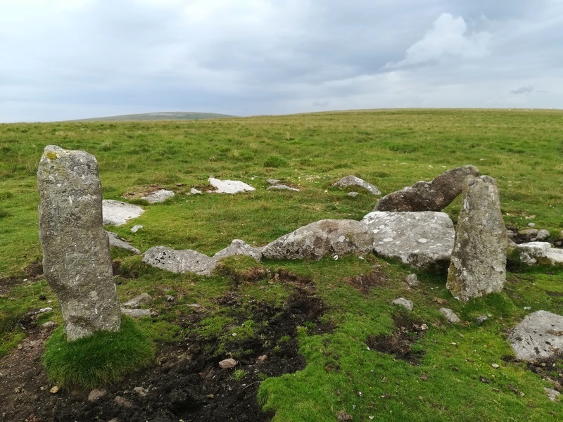 Stalldown Cairn Circle [Grinsell Cornwood 21; Turner D26, Stall Moor SW ...