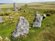 Down Tor circle [Hingston Hill circle] Stone Circle : The Megalithic ...