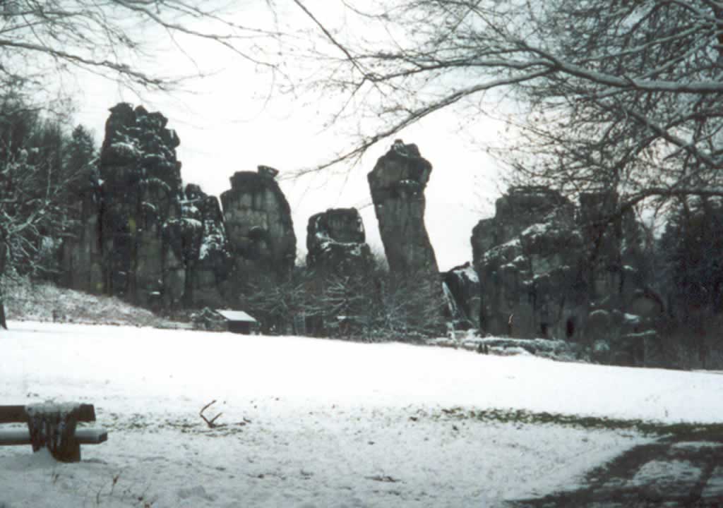 Externsteine Rock Outcrop : The Megalithic Portal and Megalith Map: