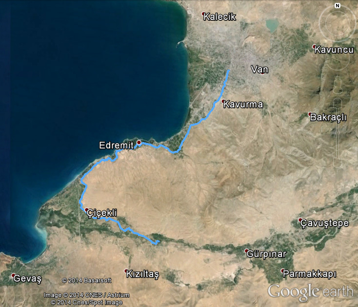Samran Channel [Şamran, Menua Canal] Ancient Mine, Quarry or other ...