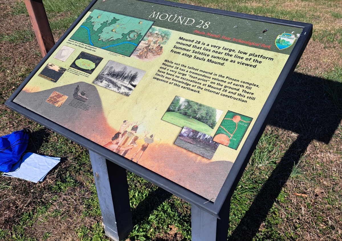 Pinson Mounds - Mound 28 [City of Cisco] Artificial Mound : The ...