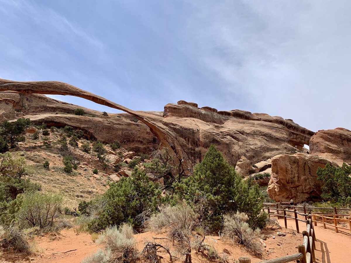 Landscape Arch Natural Stone / Erratic / Other Natural Feature : The ...