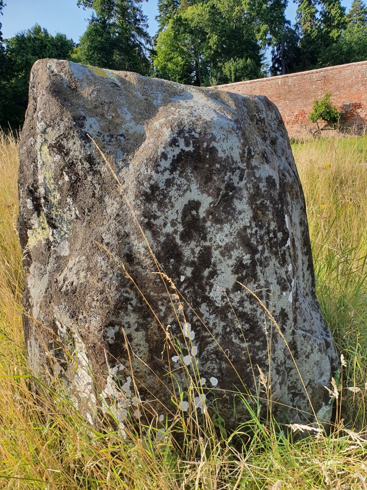 Fingask Castle Standing Stone (Menhir) : The Megalithic Portal and ...