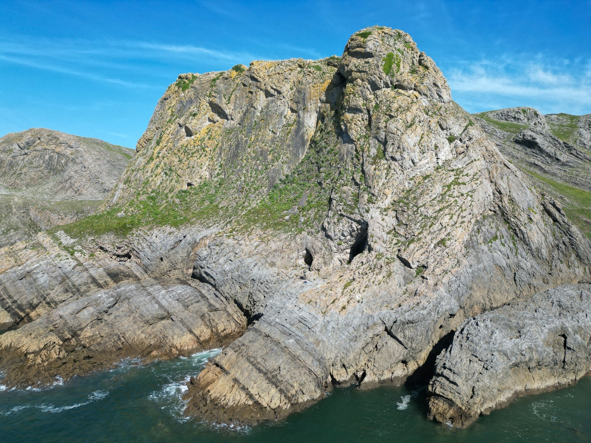 Goat's Cave, Paviland [Paviland Cave, Goat’s Hole] Cave or Rock Shelter ...